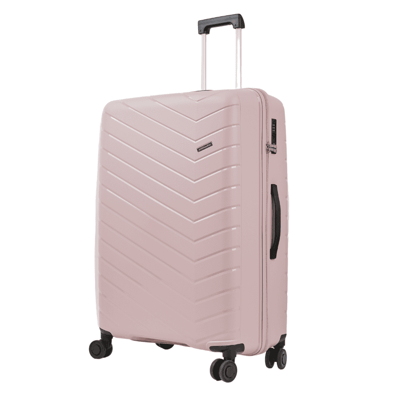 Valise Trolley 77cm Rigide Rose