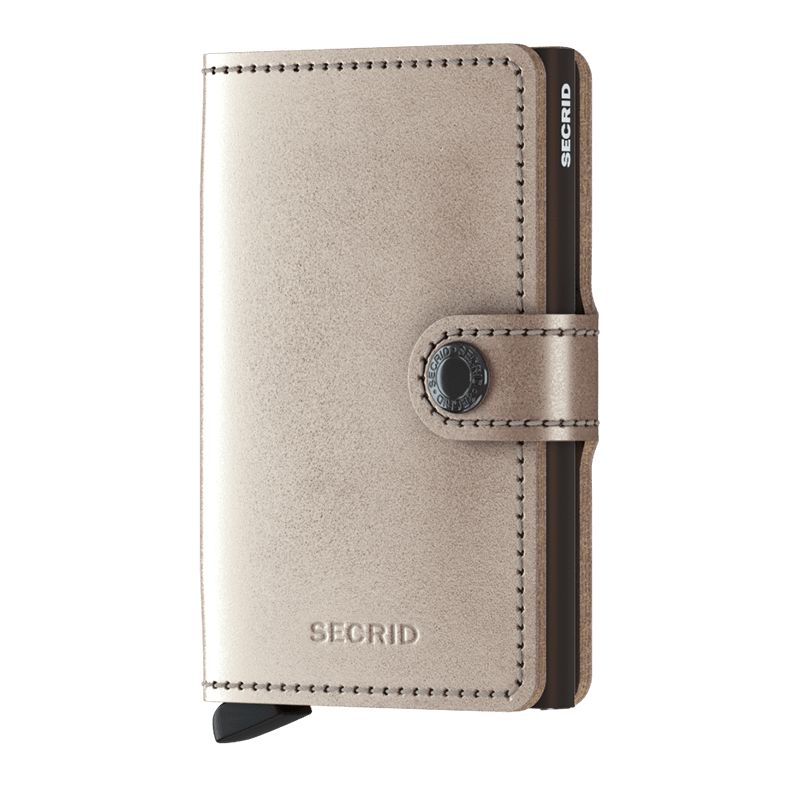 MiniWallet Metallic en Cuir - Secrid